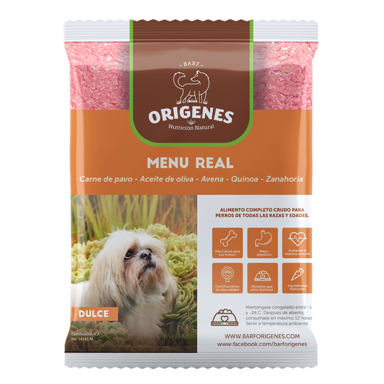Menú Real - Pavo | BARF Origenes